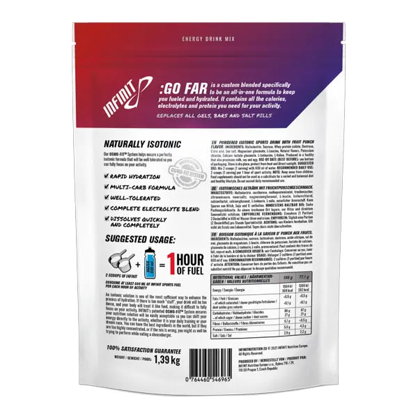 Nutri-Bahía | Infinit Nutrition - Go Far (1,39 kg) - Ponche de frutas ...