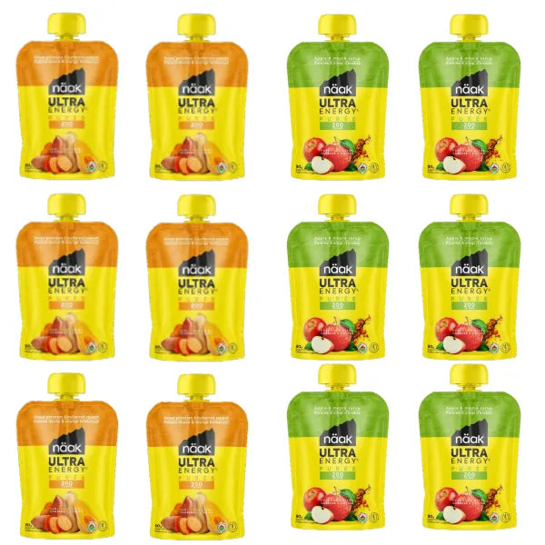 Nutri-Bay | NAAK - Ultra Energy Purées Mix Pack (12x90g) – Nutri-bay.com