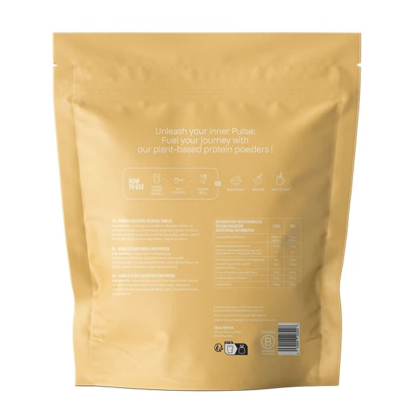 Nutri-Bay | PULSE - Protéine Végétale BIO (750g) - Vanille – Nutri-bay.com